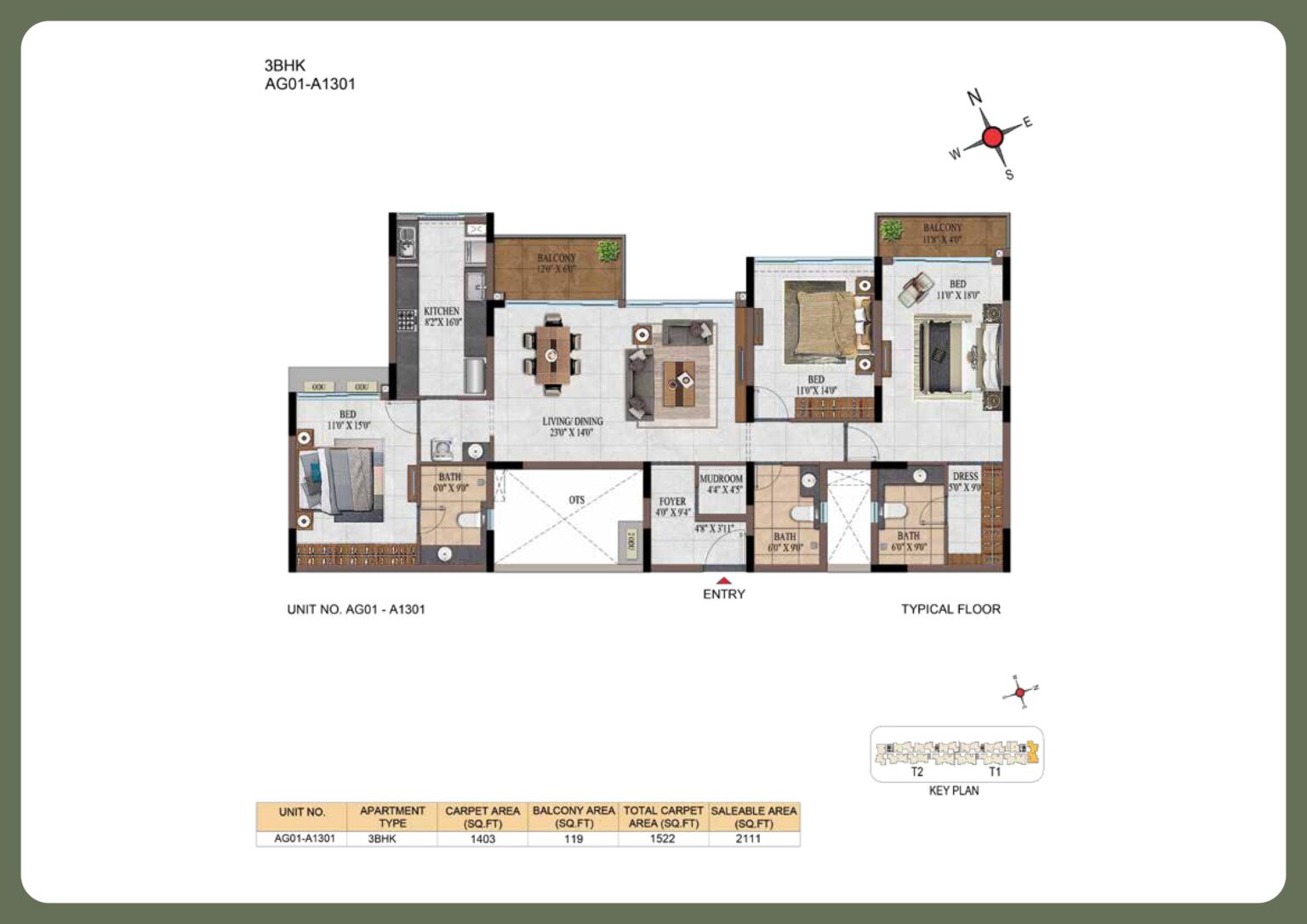 Casagrand Estancia – Luxury 3 &4 BHK Apartments in Kogilu